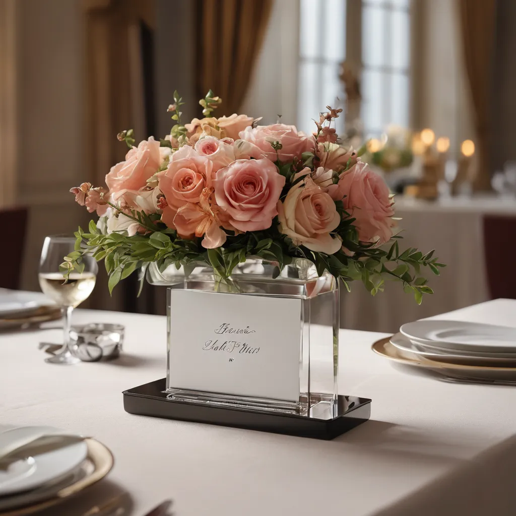 Centerpiece Card Holders for Elegant Event Decor