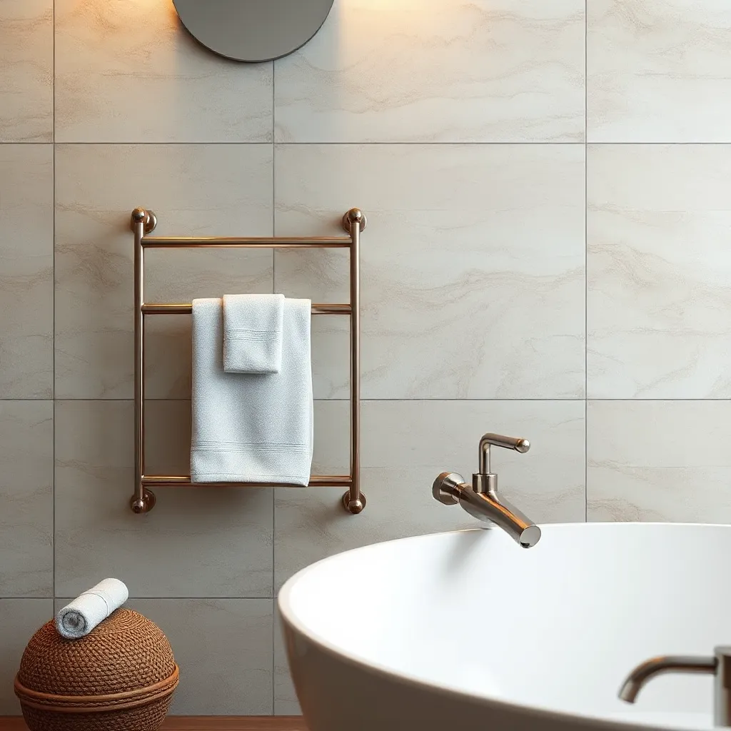Enhance Your Space with a Floating Towel Rack