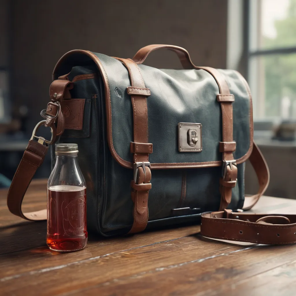 Functional and Stylish Messenger Bags with Bottle Holders