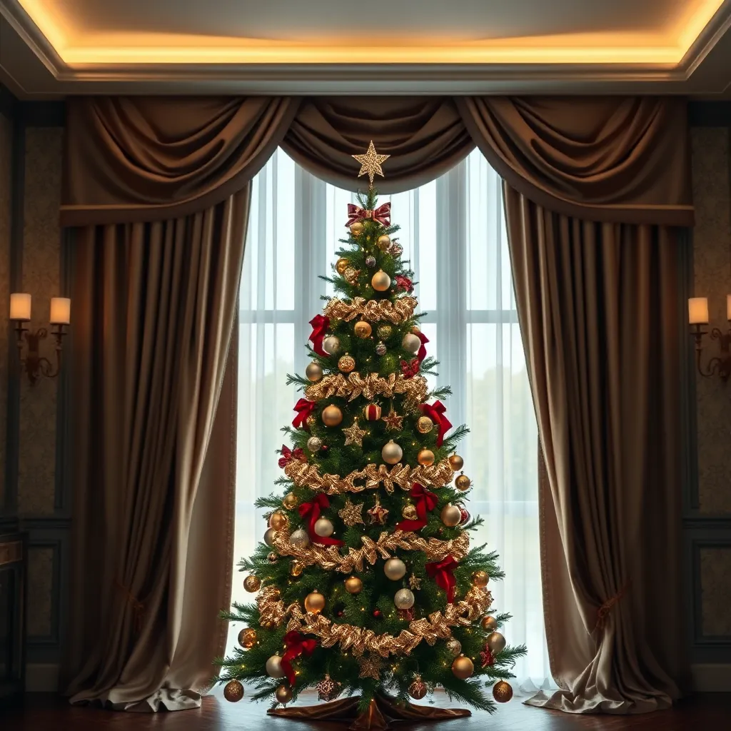 The Elegance of Christmas Tree Curtains: A Comprehensive Guide