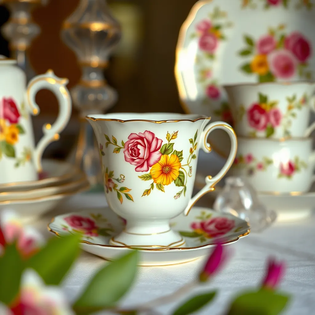 Exploring Vintage Cup and Saucer Sets: A Detailed Guide